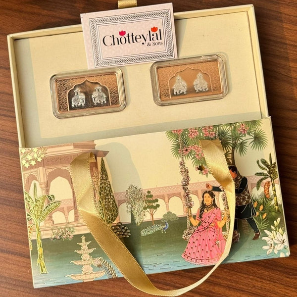 Couple Happy Moment 20gm Silver Coin Gift Set | Chotteylal & Sons ...